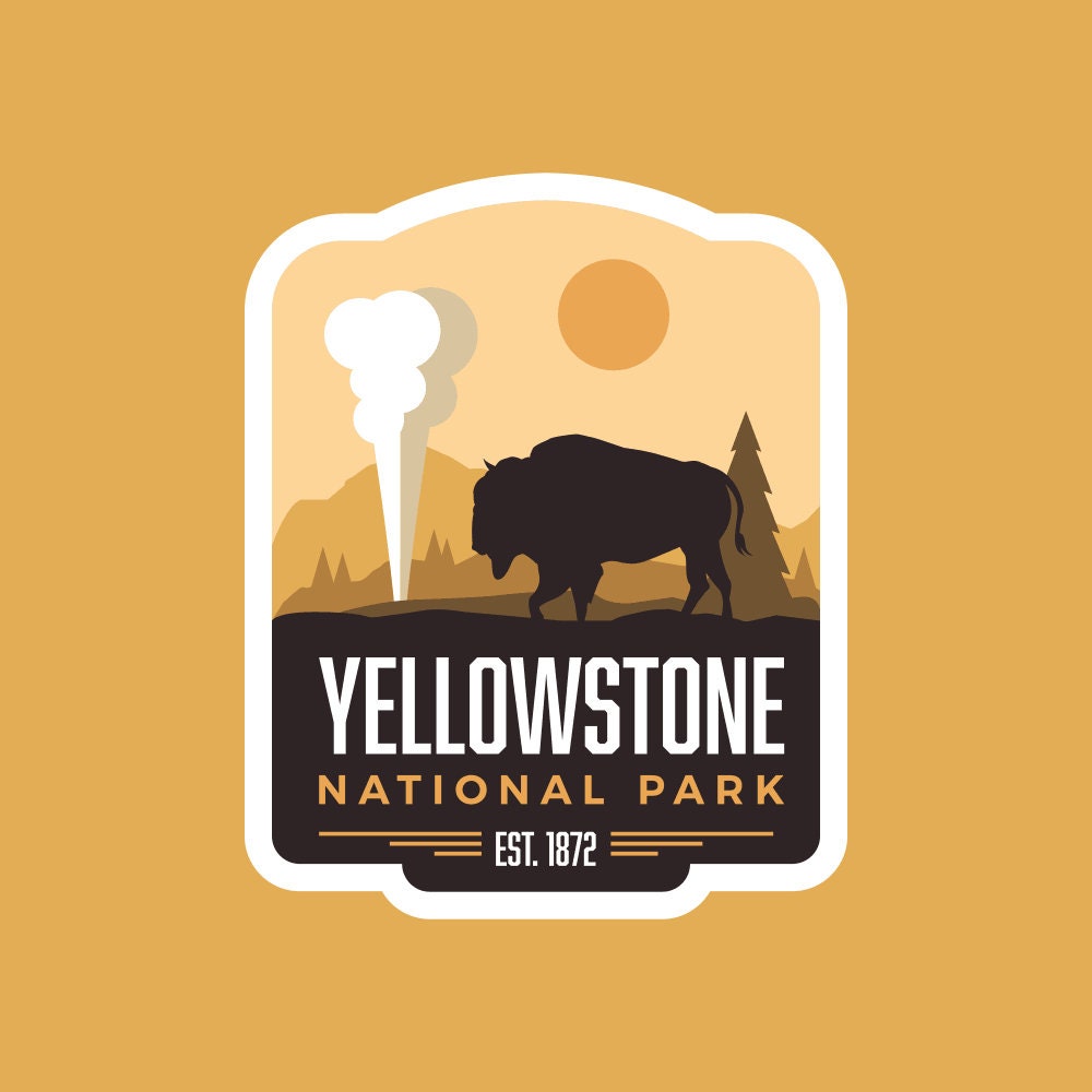 Yellowstone National Park Patch | Etsy