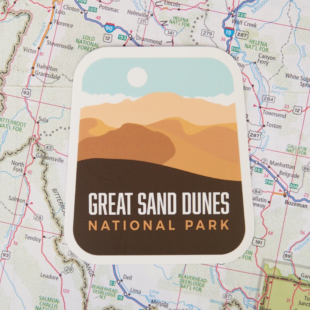 Great Sand Dunes National Park Sticker - Etsy
