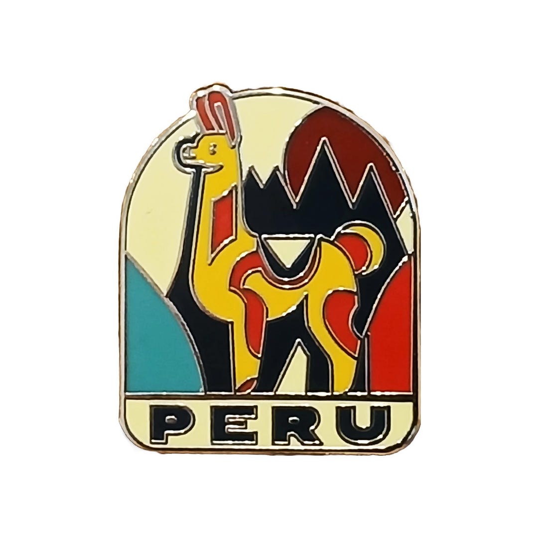 Peru Enamel Pin - Etsy