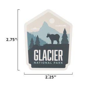 Glacier National Park Sticker - Etsy