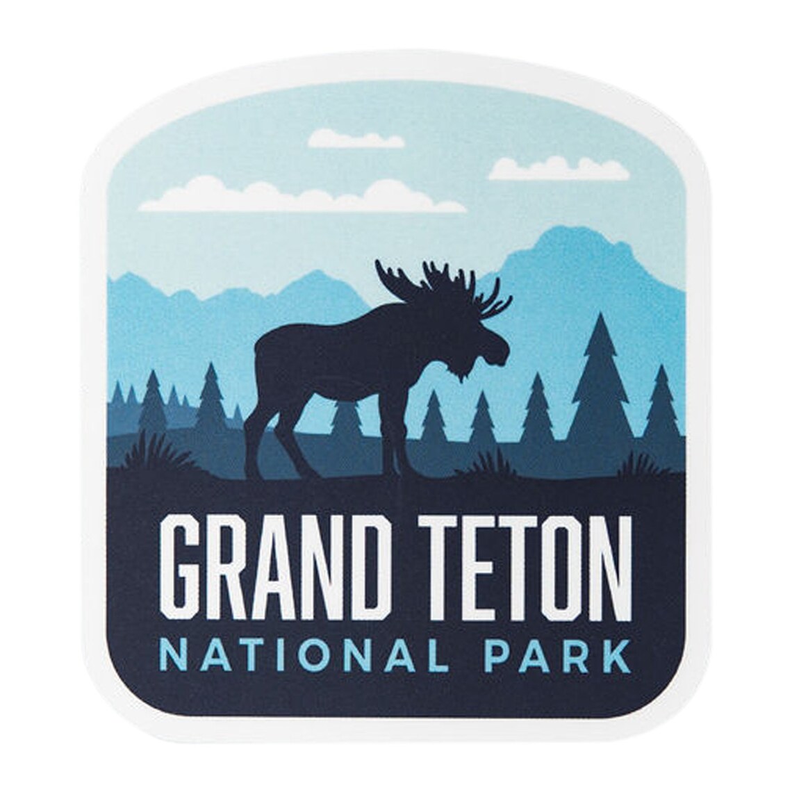 Grand Teton National Park Sticker | Etsy