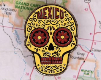 Mexico Enamel Pin - Etsy