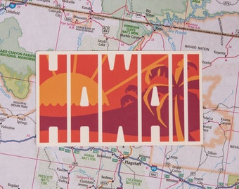 Hawaii Sticker Laptop Decal Hawaii Stickers - Etsy