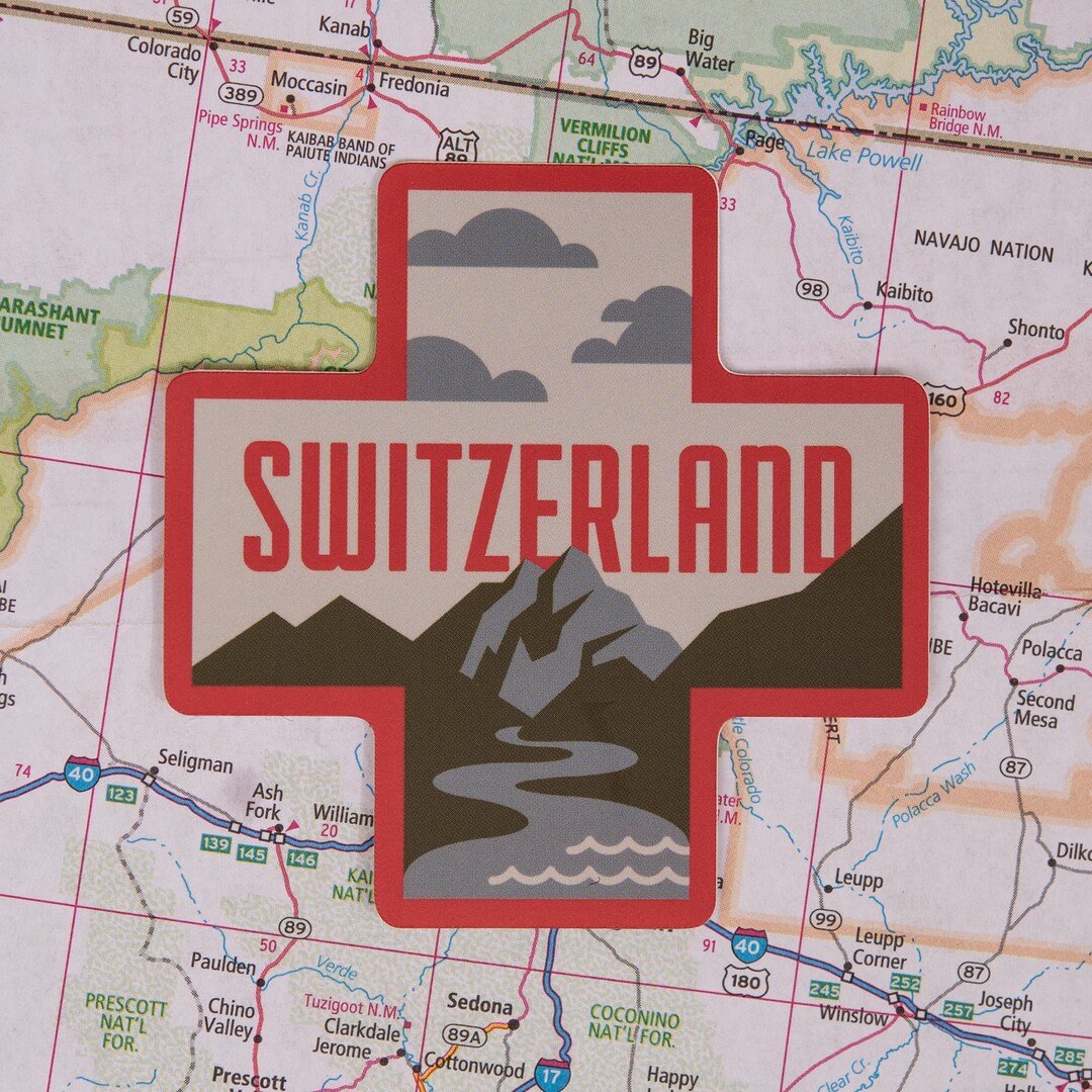 Switzerland Sticker - Etsy