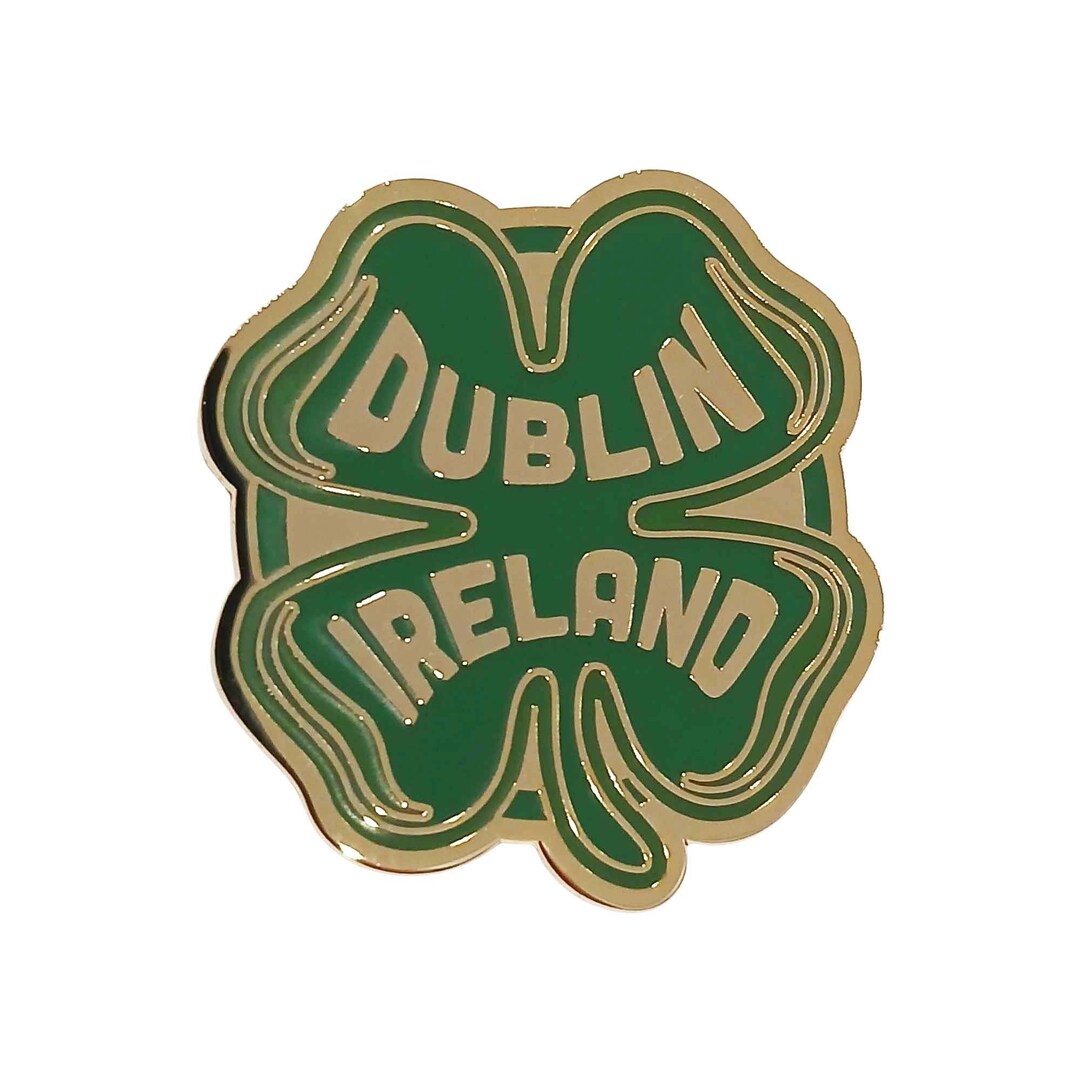 Dublin Ireland Enamel Pin - Etsy