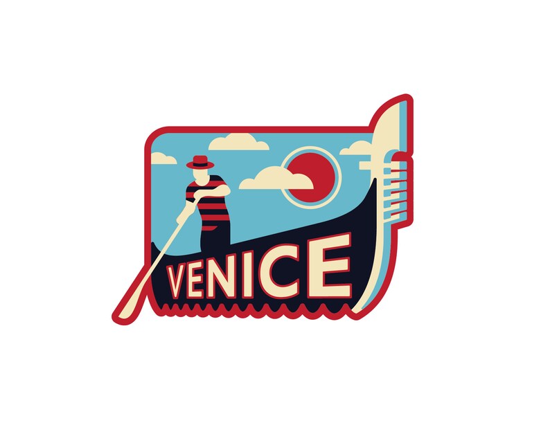Venice Italy Patch | Etsy