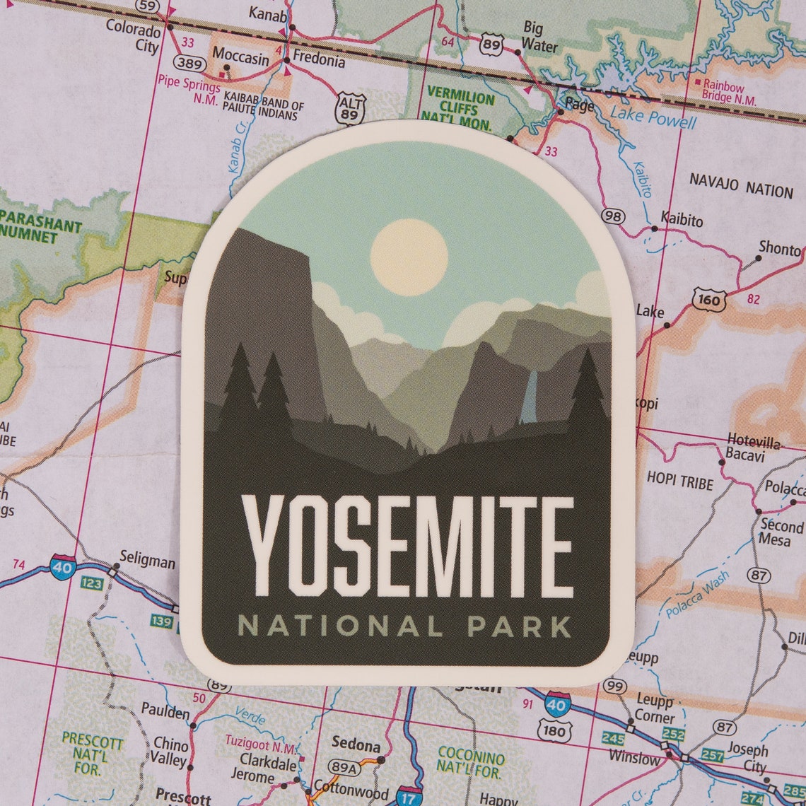 Yosemite National Park Sticker - Etsy