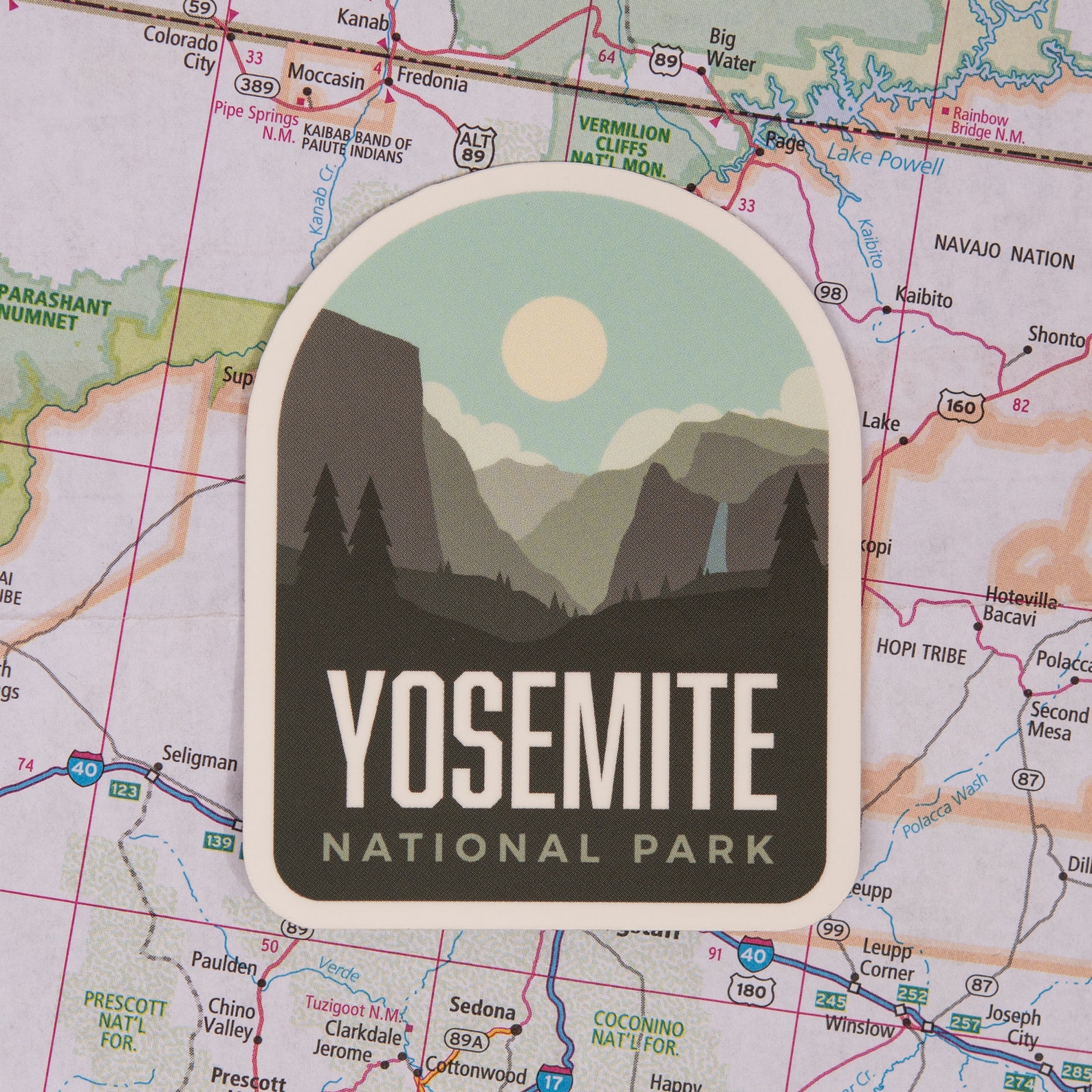 Yosemite National Park Sticker - Etsy