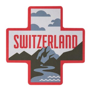 Switzerland Sticker - Etsy