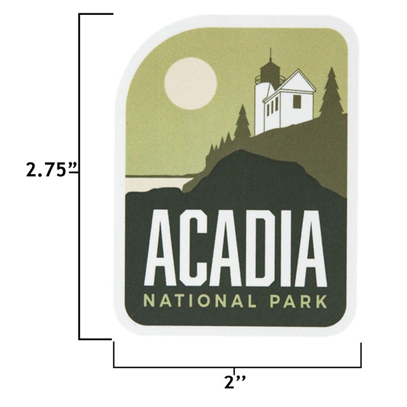 Acadia National Park Sticker - Etsy