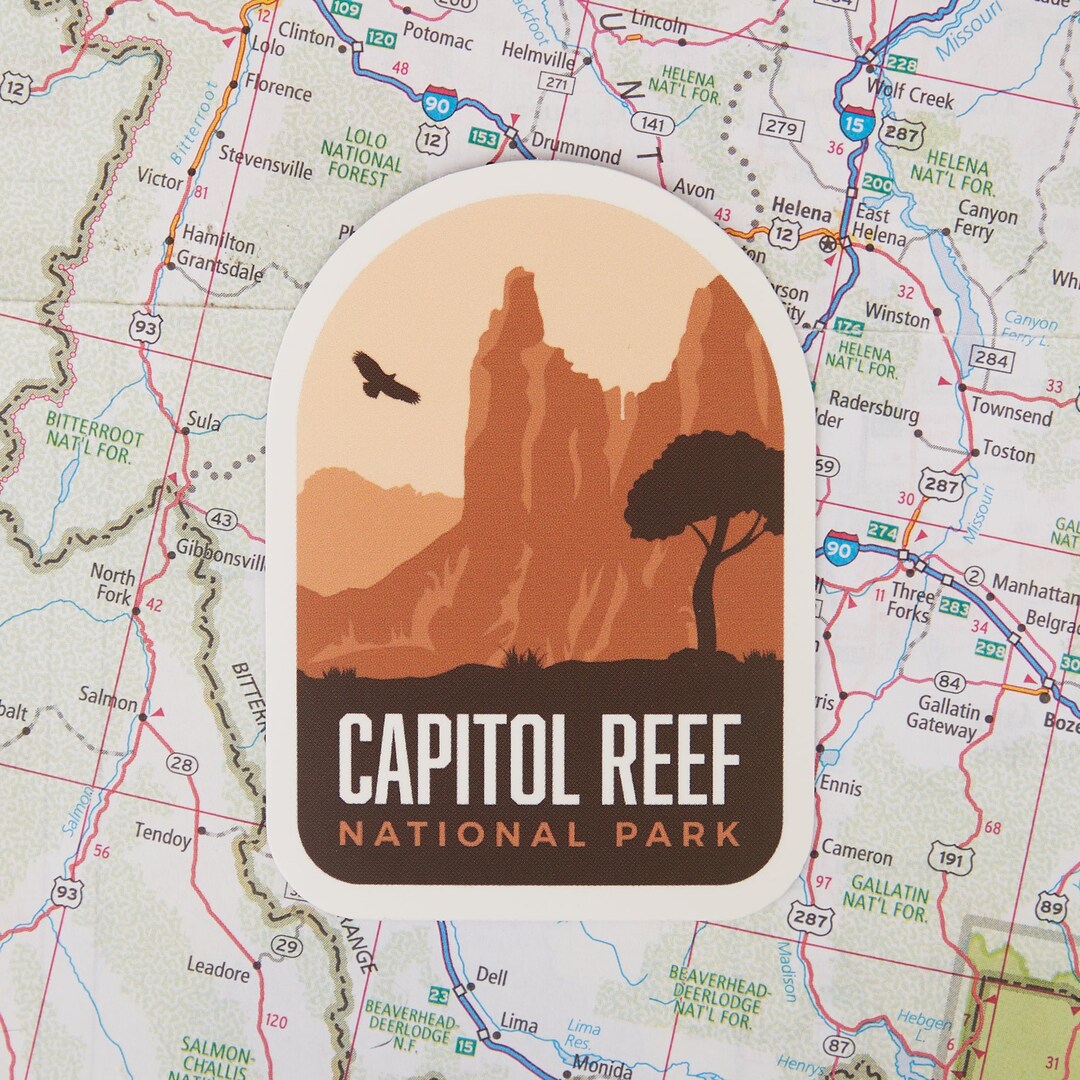 Capitol Reef National Park Sticker - Etsy