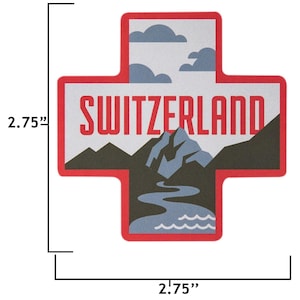 Switzerland Sticker - Etsy