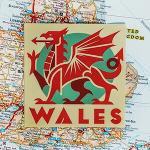 Wales Sticker - Etsy
