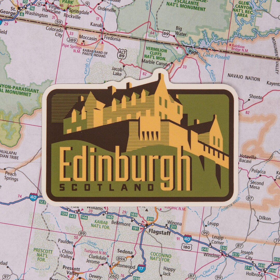 Edinburgh Scotland Sticker - Etsy