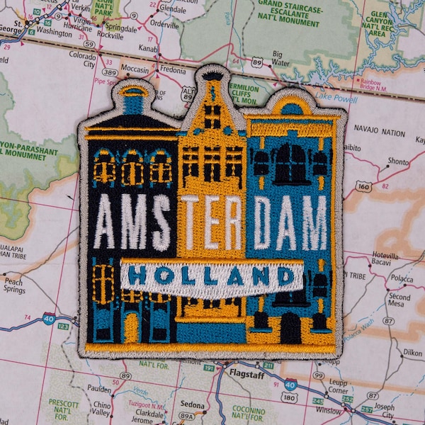 Amsterdam Iron Patch - Etsy