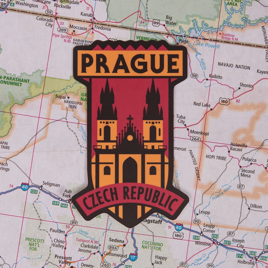 Prague Czech Republic Sticker - Etsy