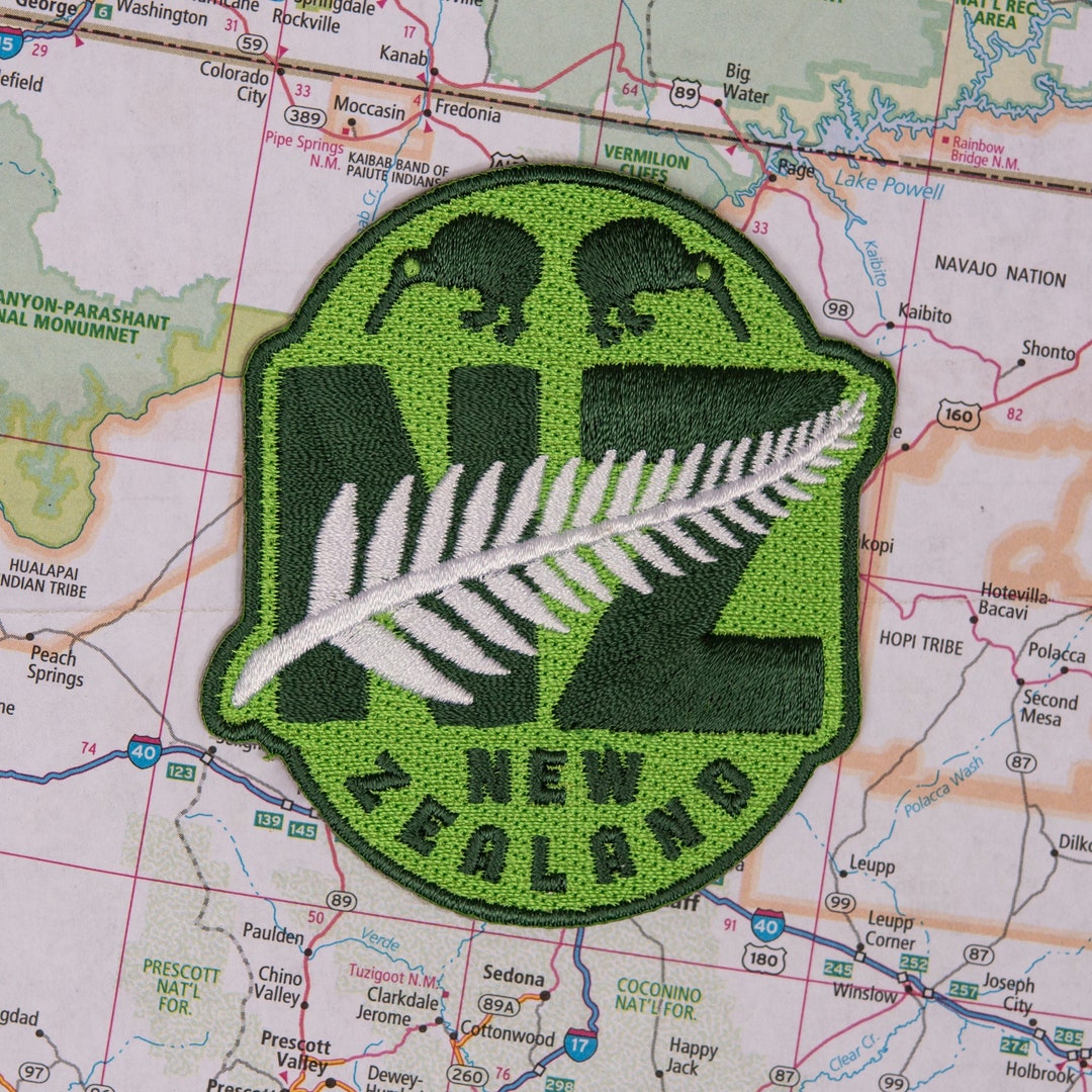 New Zealand Patch - Etsy