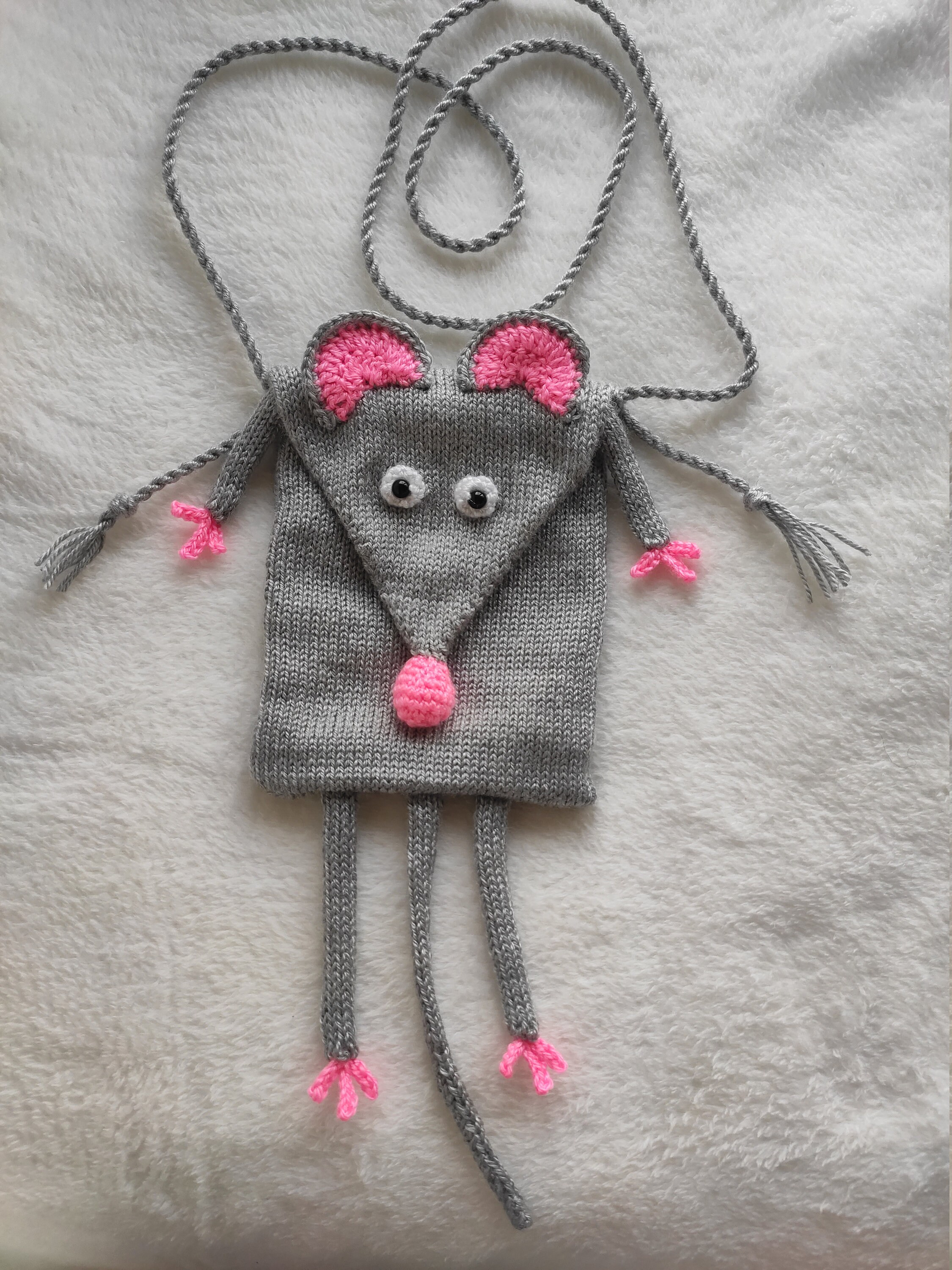 Knitted Rat Handbag Crossbody/shoulder Bag | Etsy
