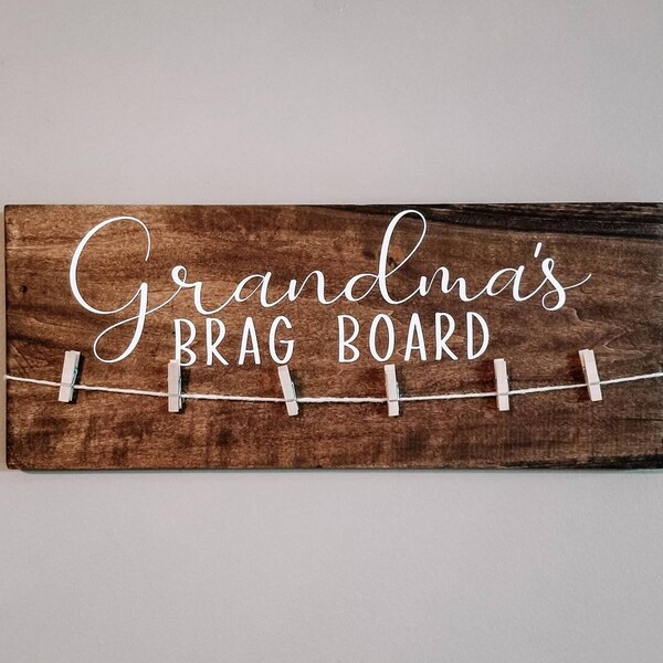 Nanas Brag Board - Etsy