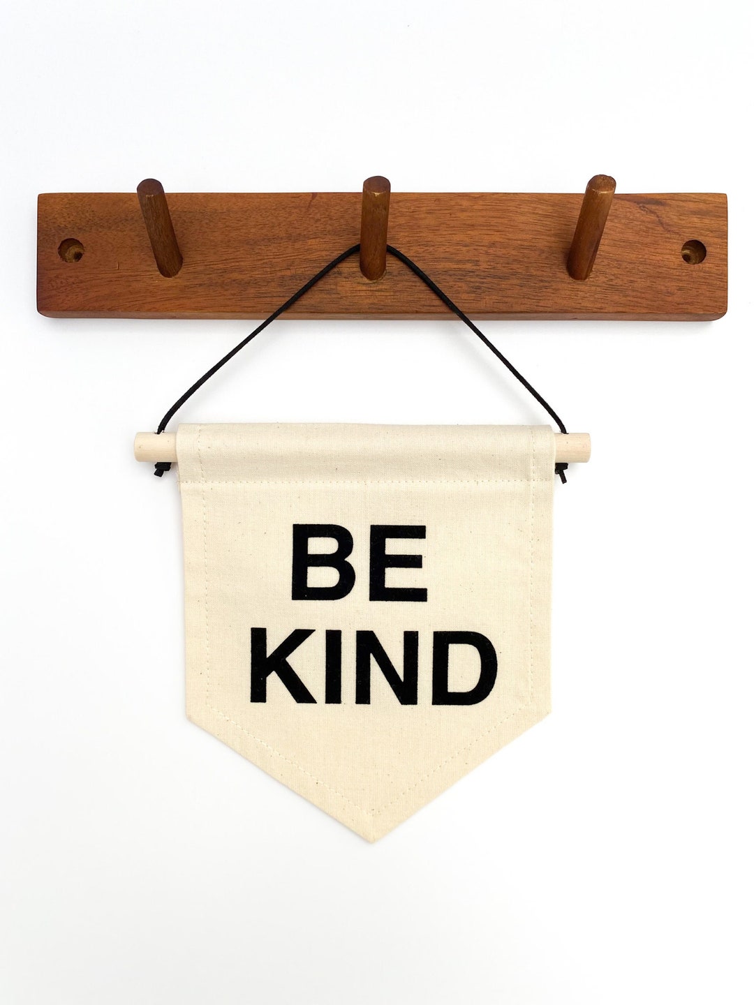 BE KIND Fabric Wall Banner, Nursery & Kid's Decor, Wall Hanging, Scandi ...