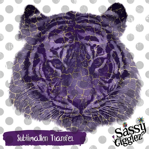 Baby Tiger Bandana LSU Sublimation Transfer Ready to Press - Etsy