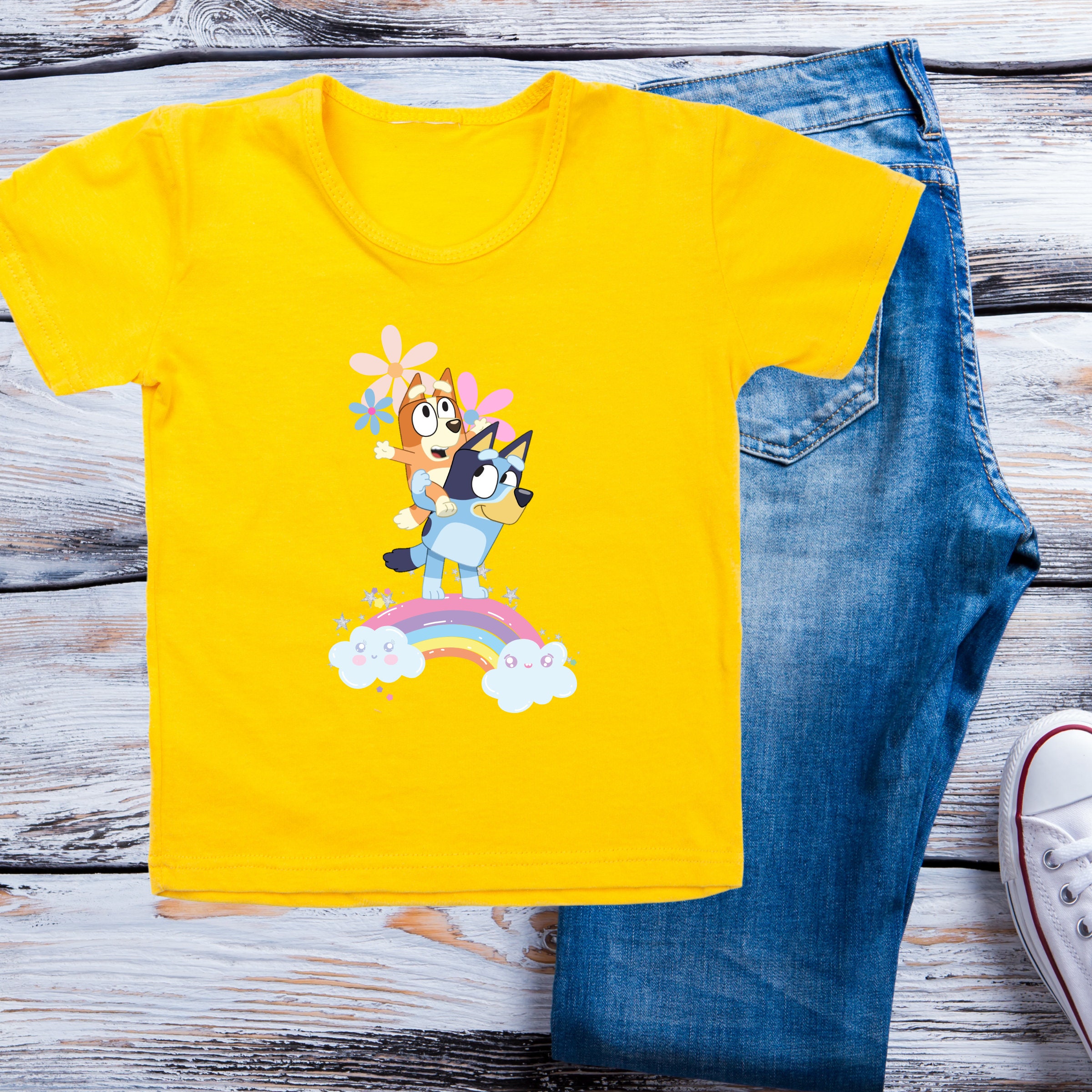 Bluey Cartoon Shirt, Bluey Birthday Party Shirt, Bluey Heeler Shirt ...