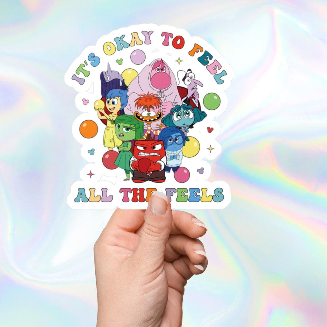 Disney's Inside Out 2 Sticker Inside Out Inside Out 2 Laptop Sticker ...