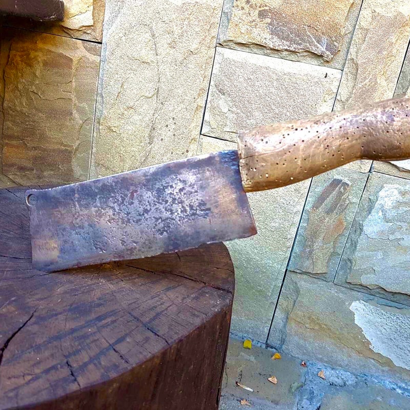Antique Meat Cleaver - Etsy