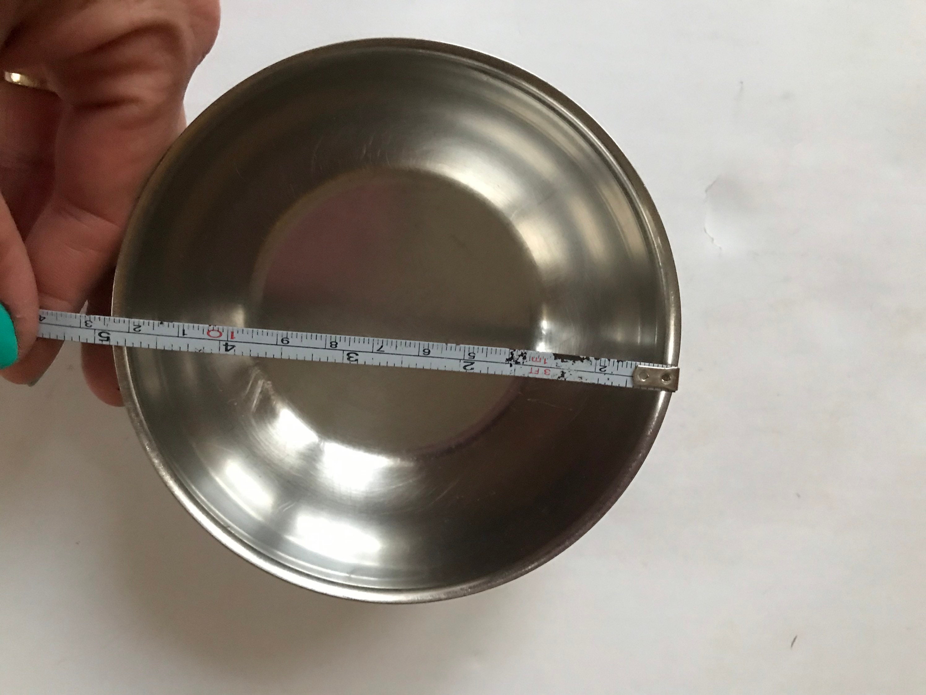 Set of 3 vintage small metal plates silver plates stainless | Etsy