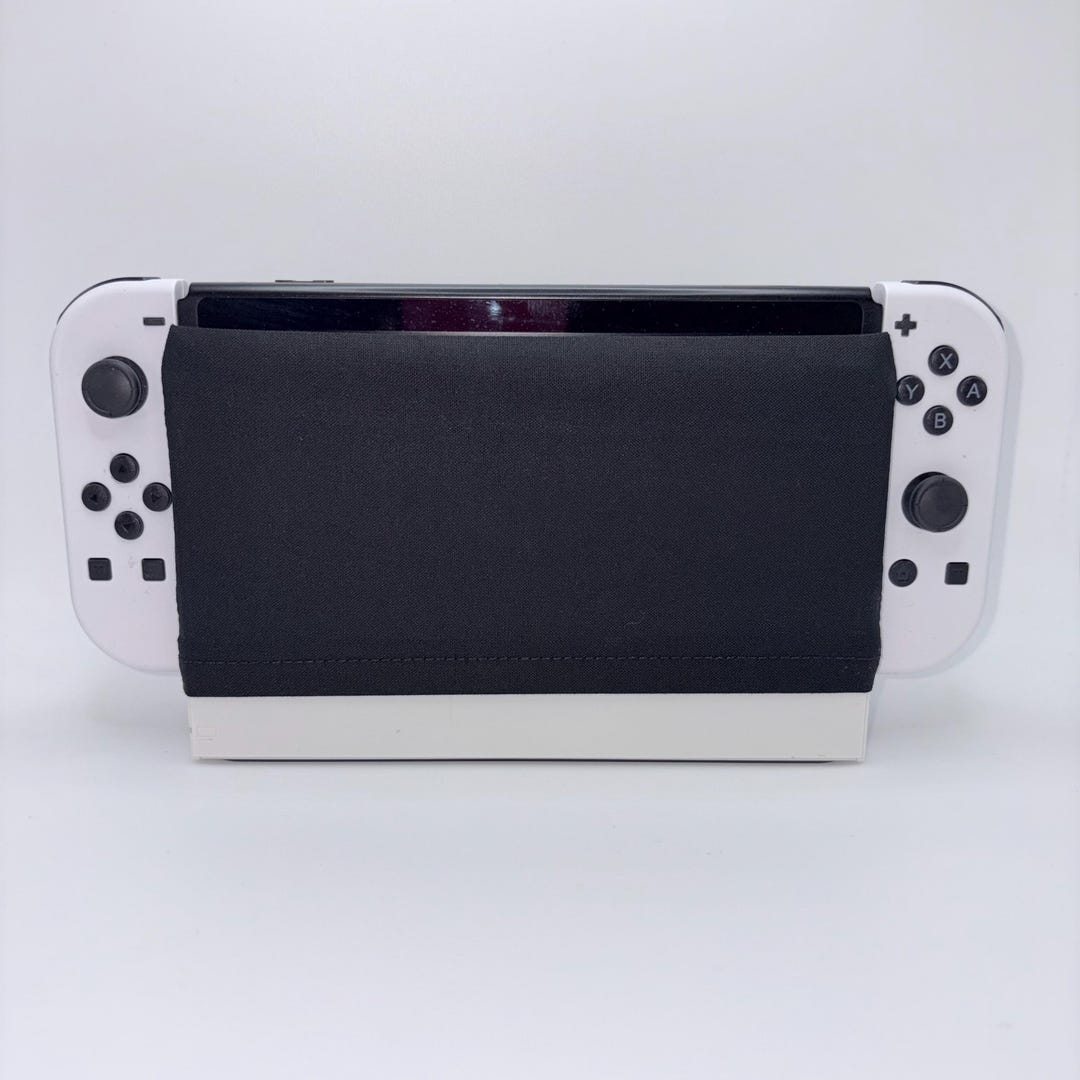 Nintendo Switch Dock Cover Black Plain Dock Sock Screen Protector ...