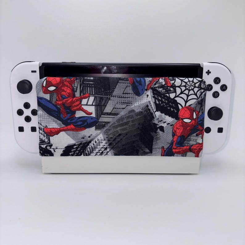 Spiderman Nintendo Switch Dock Cover OLED Compatible, Made in USA ...