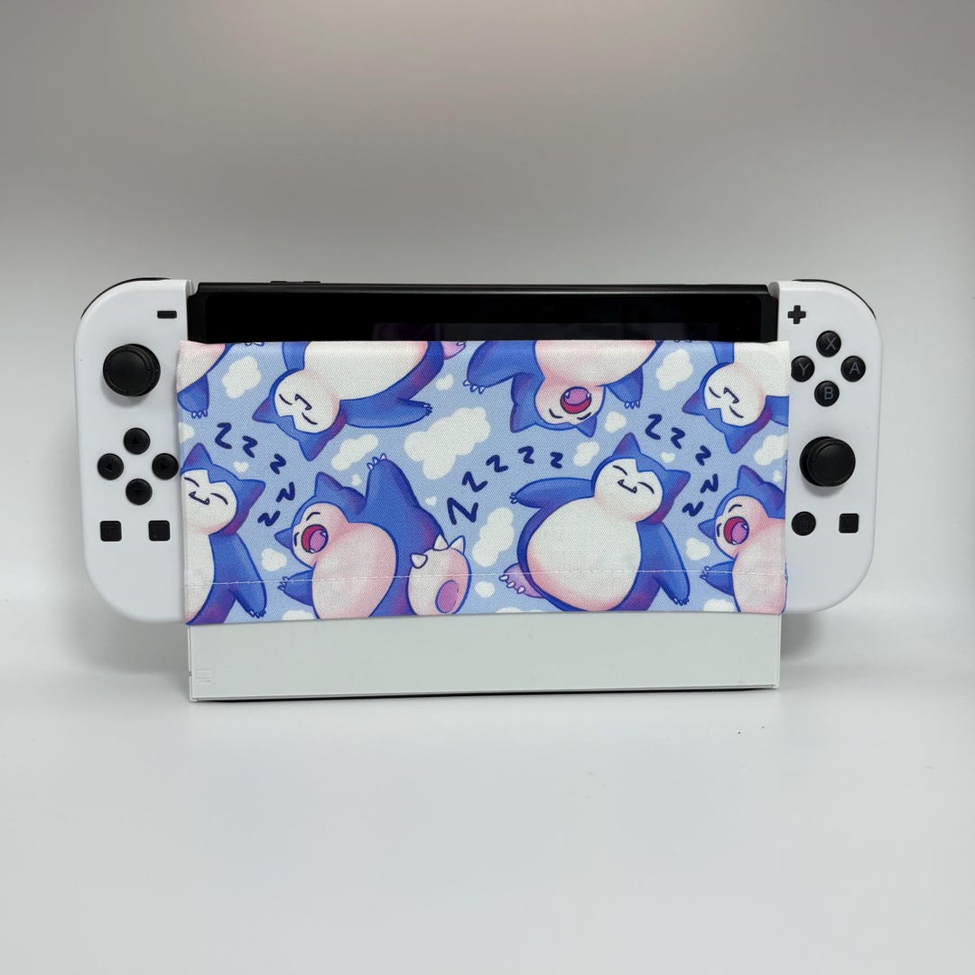 Nintendo Switch Dock Sock Snorlax Pokémon Dock Cover Screen Protector ...