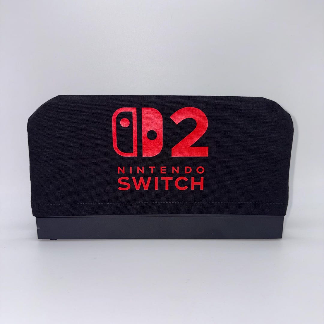 Nintendo Switch 2 Dock Cover Solid Black Color Dock Sock, Screen ...