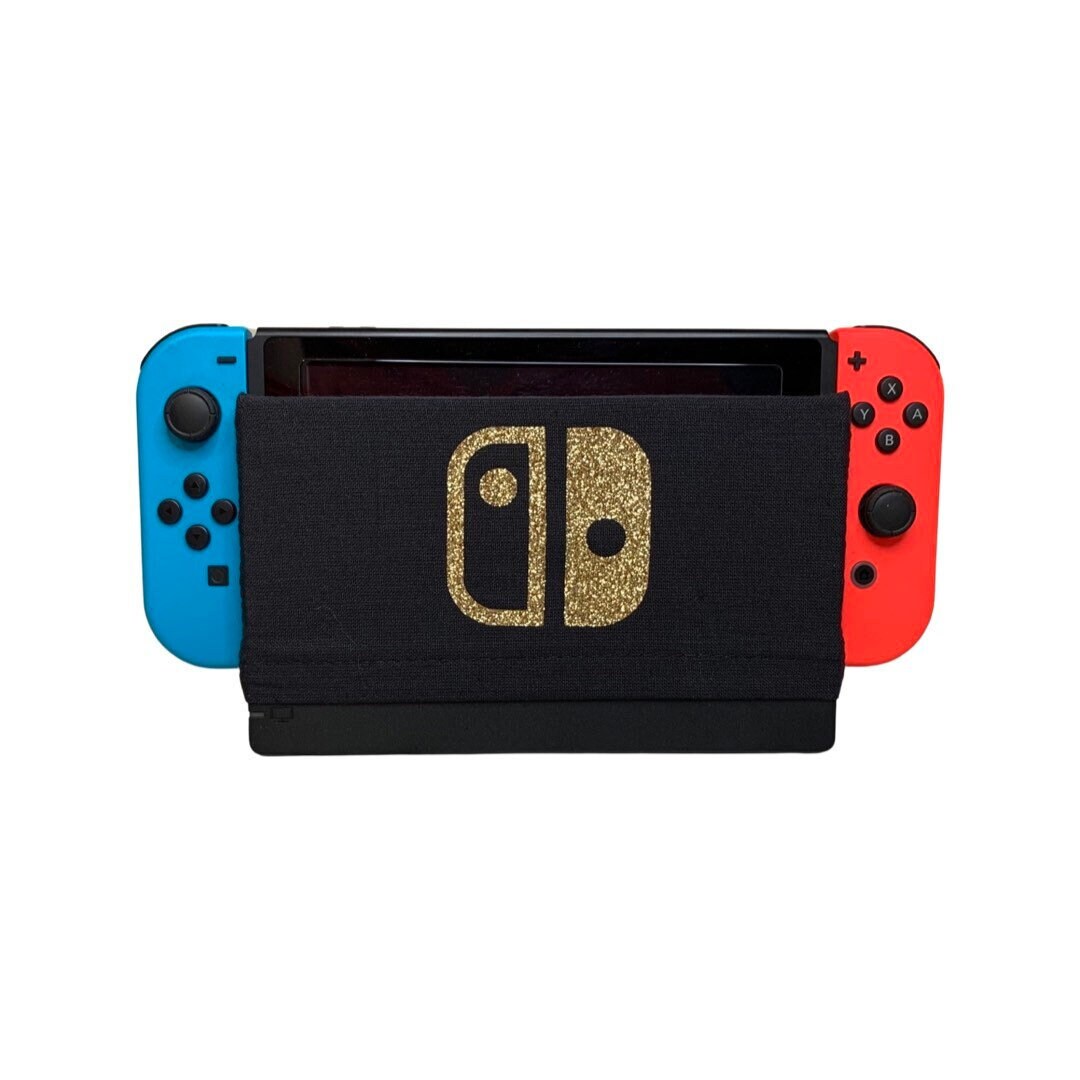 Gold Glitter Nintendo Switch Dock Sock //dock Cover // Screen Protector ...