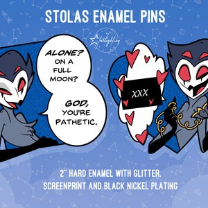 Stolas Enamel Pins - Etsy