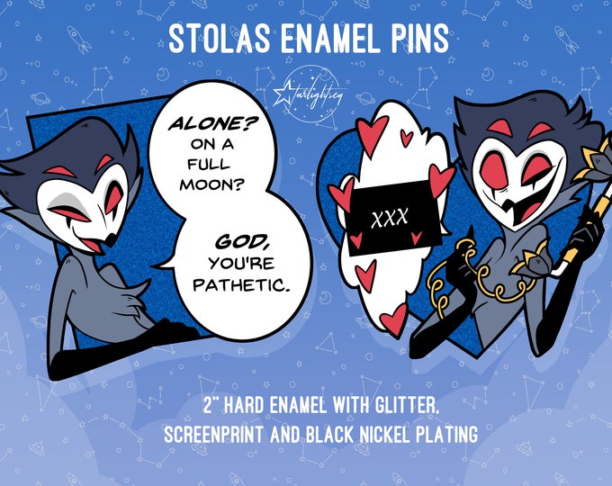Stolas Enamel Pins - Etsy