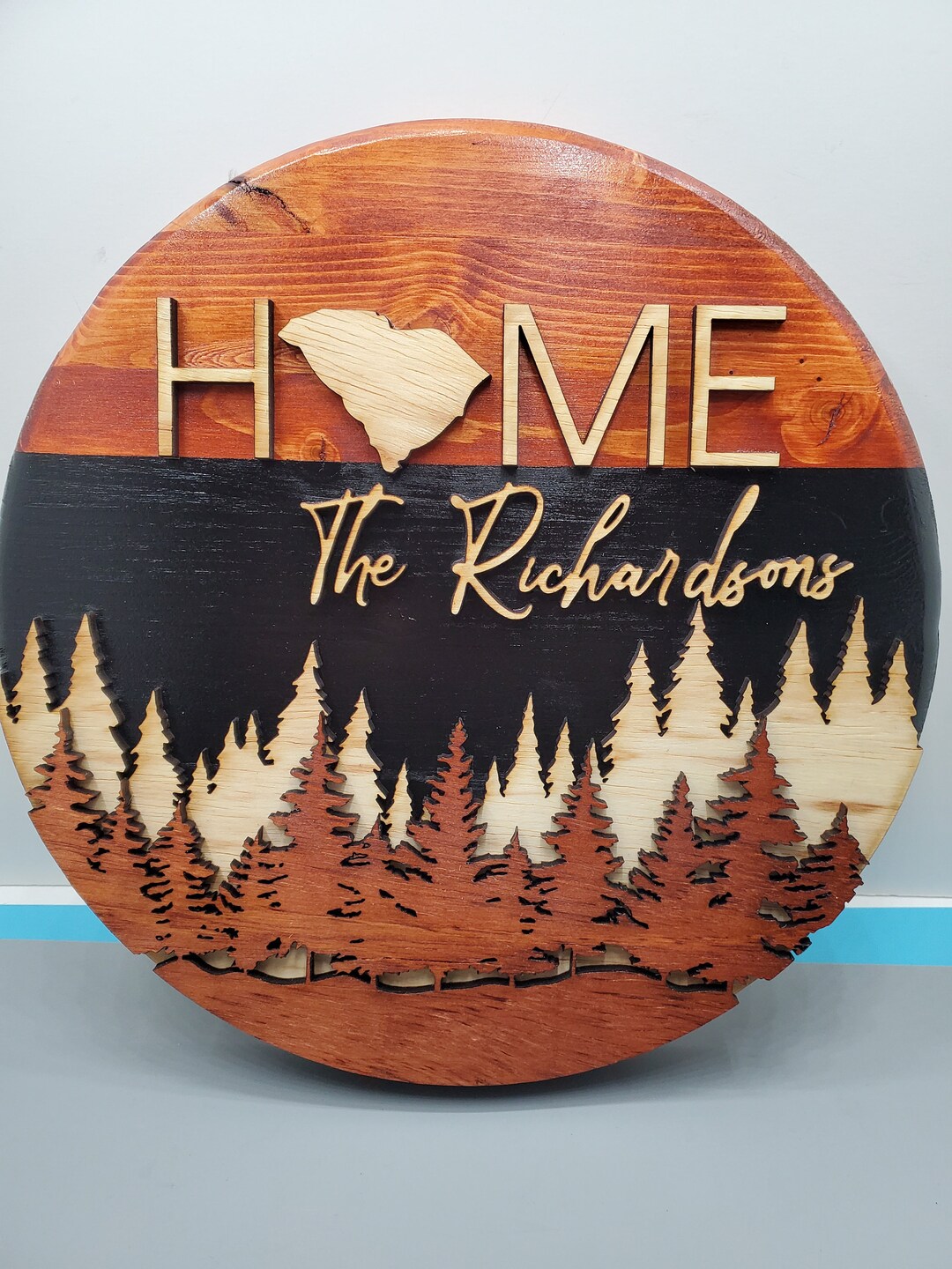 Layered Forest Sign - Etsy