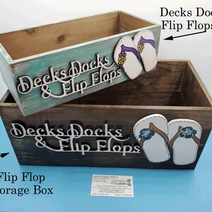 Flip Flop Storage Box - Etsy