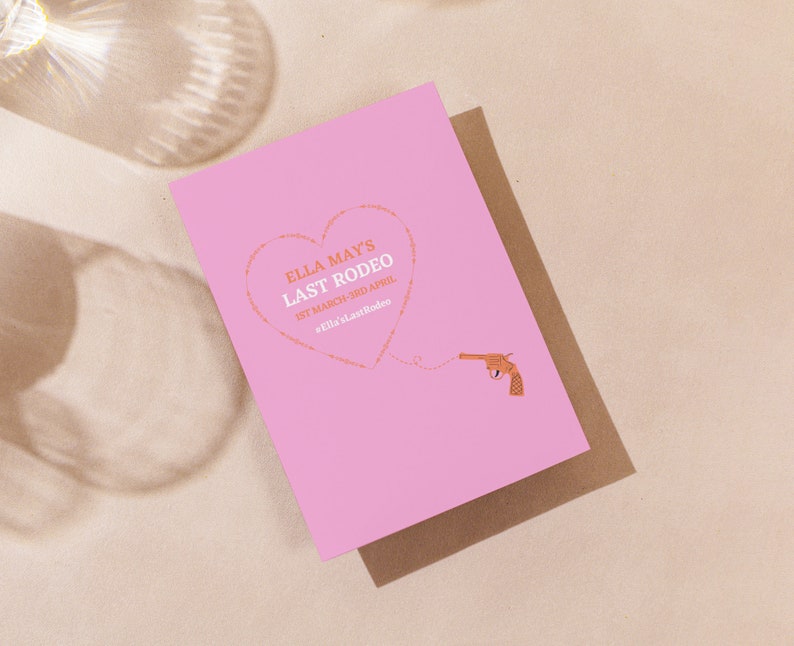 Editable Last Rodeo Itinerary Template Cowgirl Hen Do, Bachelorette ...