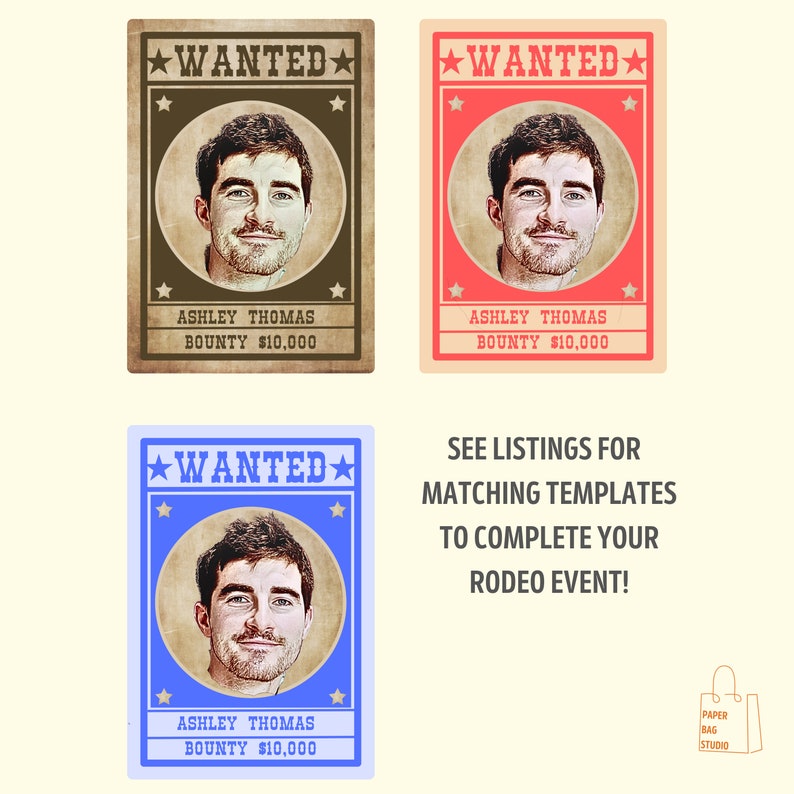 Custom Pink WANTED Poster With Photo Upload | Digital Download | (send ...