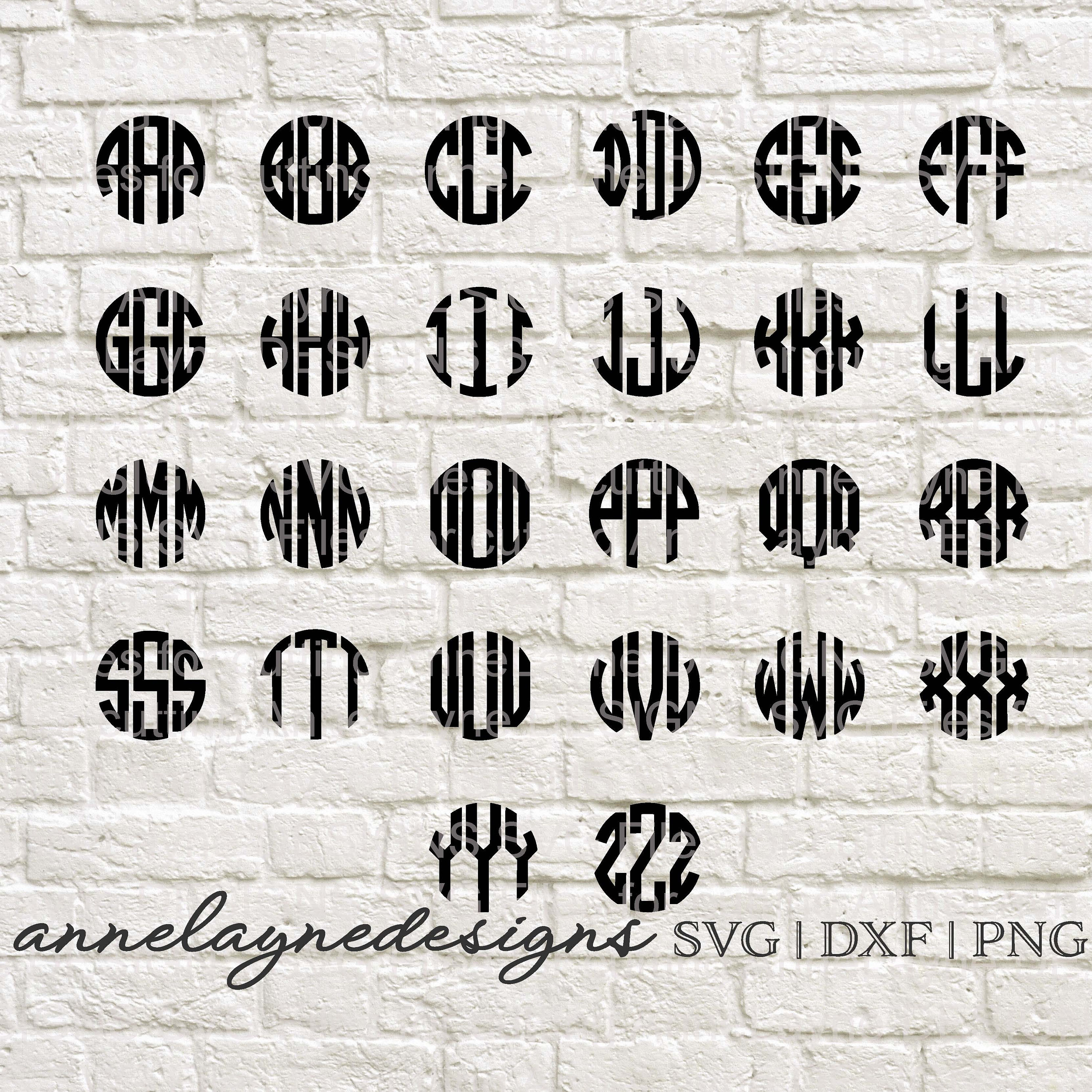 Three Letter Monogram Svg | Ahoy Comics