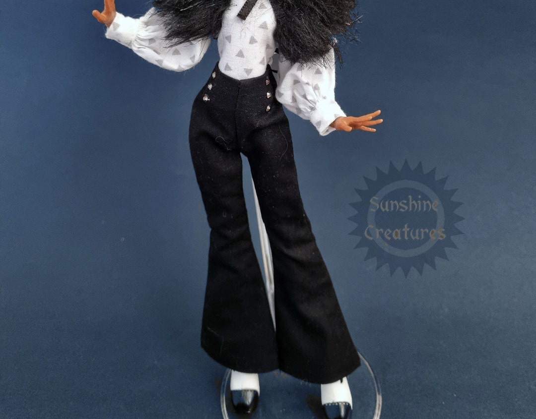 Steampunk Black High-waisted Flared Pants - Monster, Ever After ...