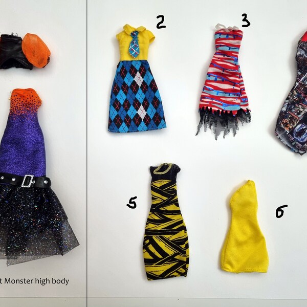 Monster High Clothes - Etsy