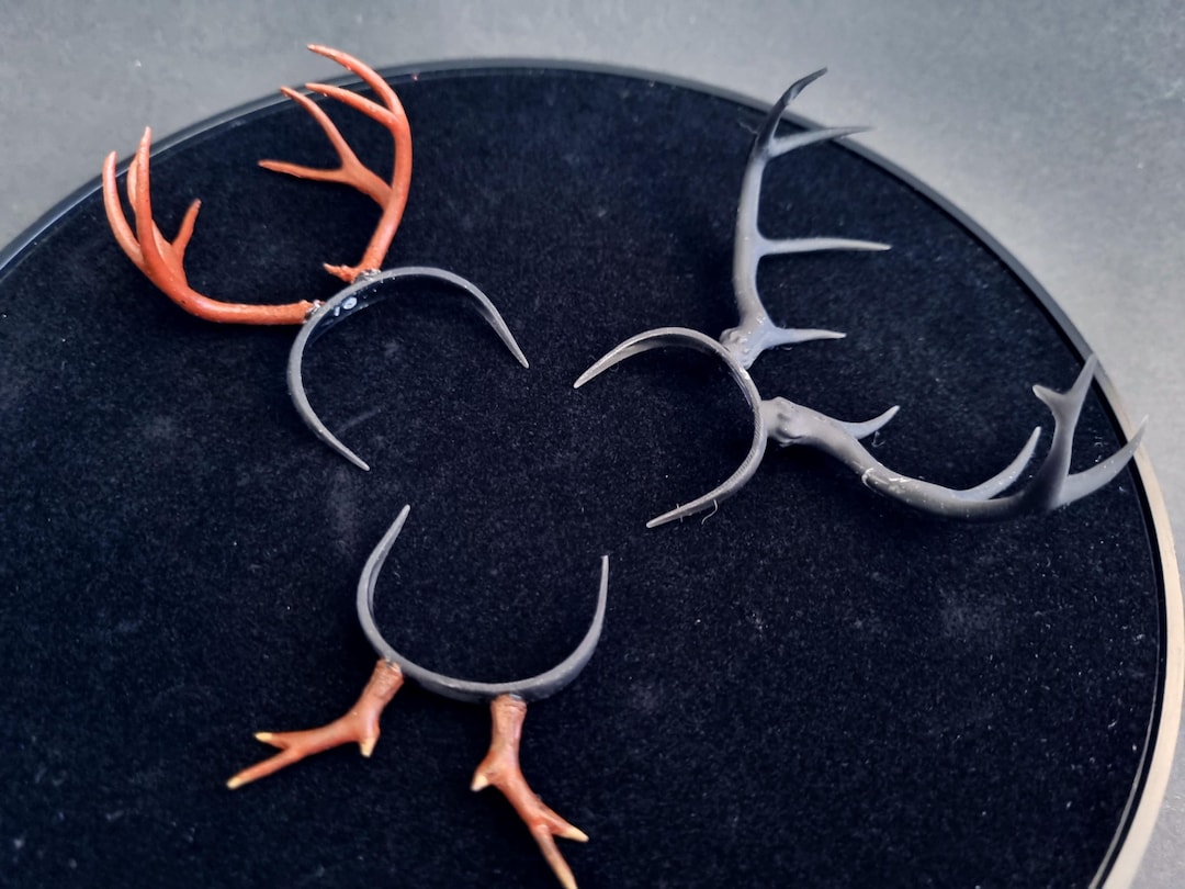 Headband Doll Antlers 3D Printed (resin)- Accessories for Monster G1 G3 ...
