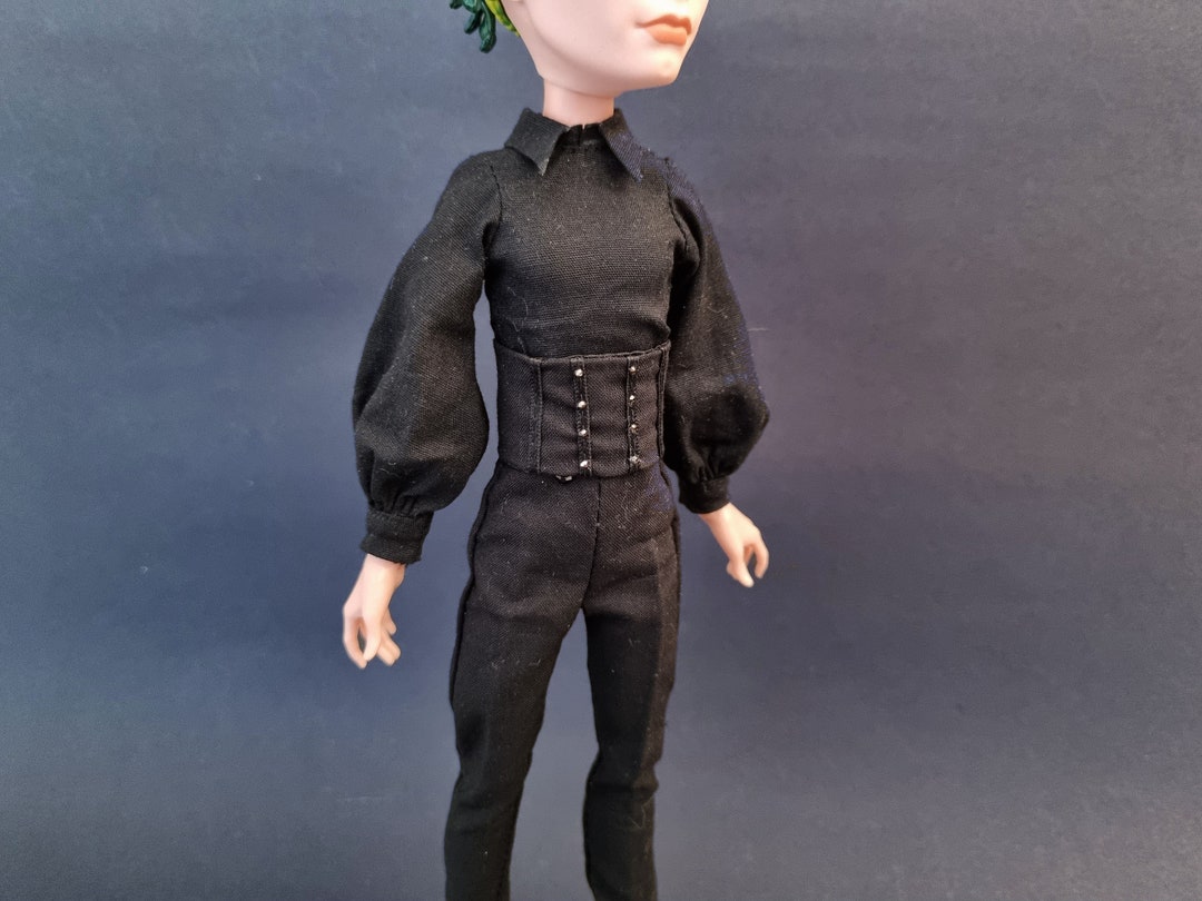 Male Black Gothic Corset With Rhinestones - Monster G1 G3, Obitsu ...