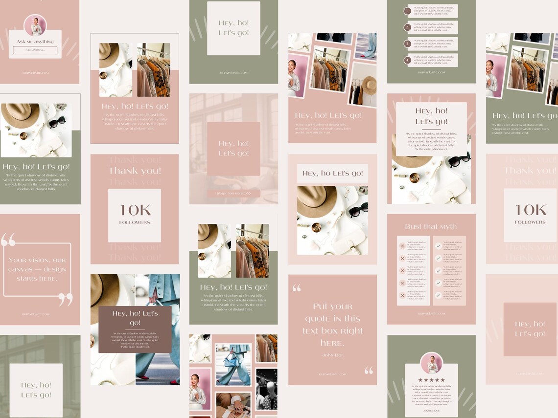 Instagram Social Media Templates | 84 Canva Designs | New 4:5 Format ...