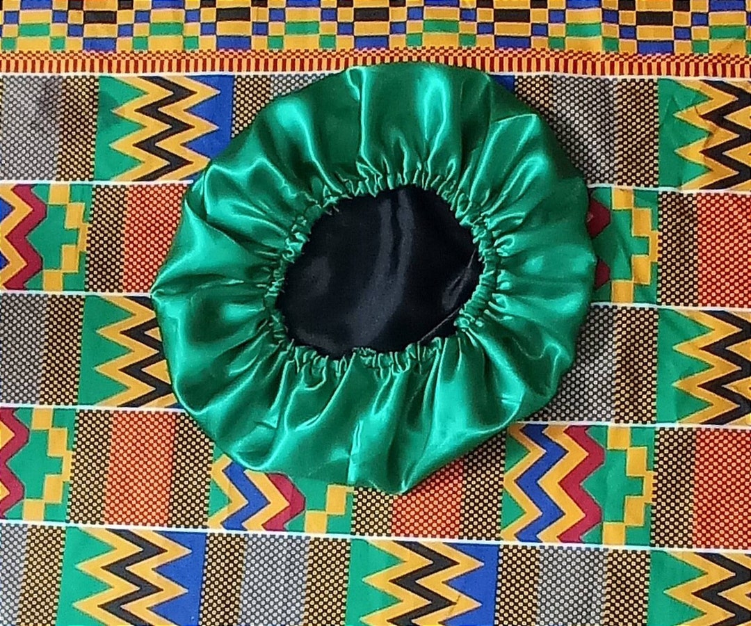 100% Reversible Satin Bonnet, Satin Hair Bonnet Night | Wax Bonnets ...