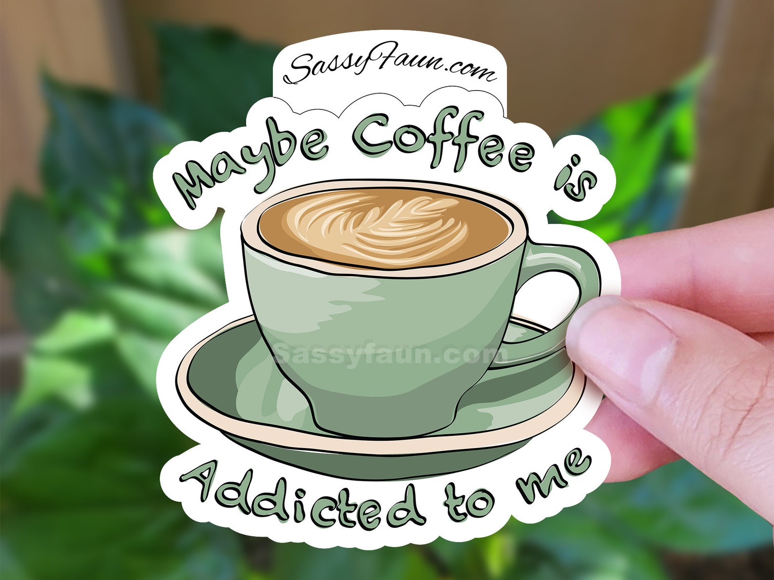Coffee Addict Kaffeetasse Sticker Wasserfester Aufkleber Vinyl ...