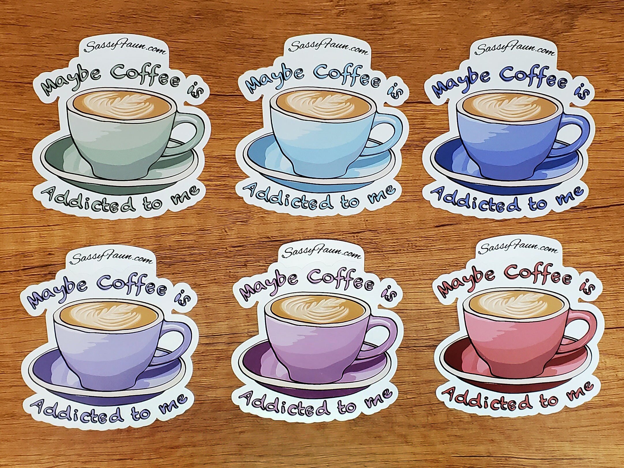 Coffee Addict Kaffeetasse Sticker Wasserfester Aufkleber Vinyl ...