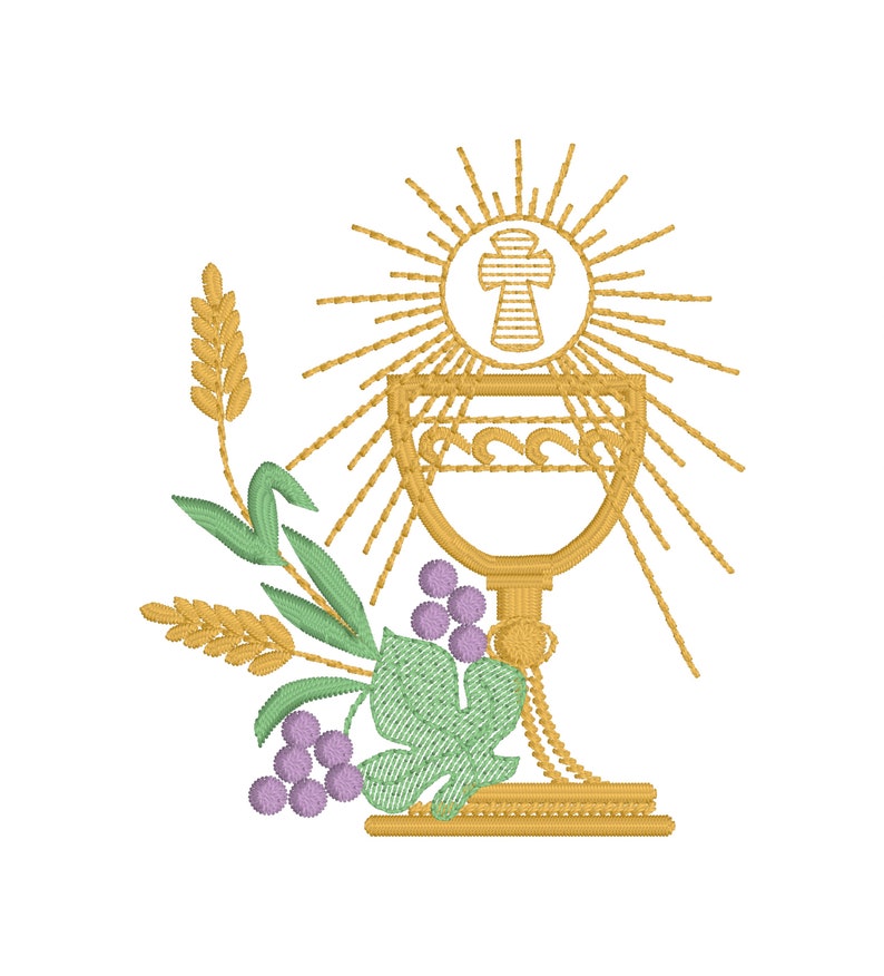 Communion Machine Embroidery Design 2 Designs 3 Sizes - Etsy